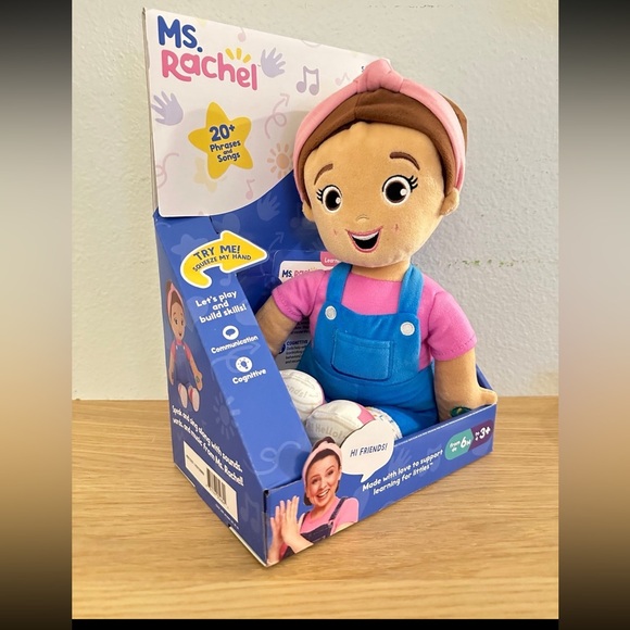 Gund | Toys | Ships Today Miss Ms Rachel Cuddle Speak Sing Doll Plush ...